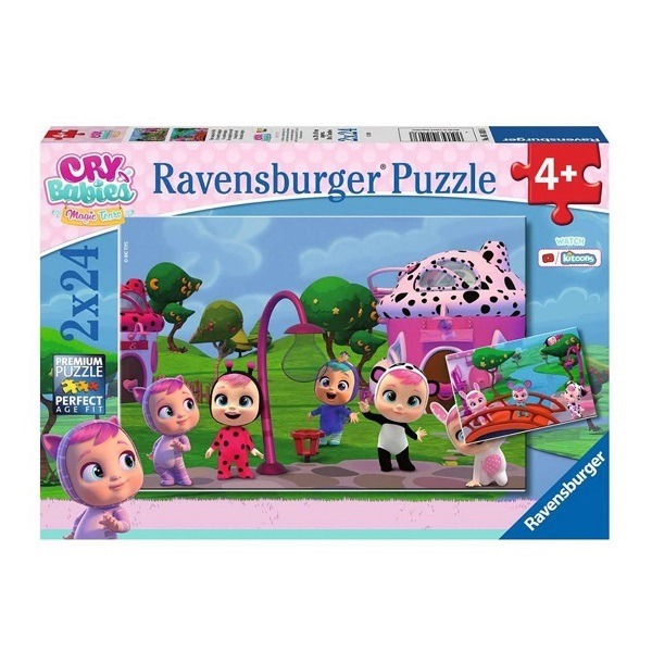 Cry Babies Magic Tears 2x24 db-os puzzle - Varázskönnyek - Gyerekajándék Cry Babies Magic Tears 2x24 db-os puzzle - Varázskönnyek - Gyerekajándék